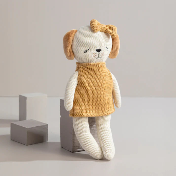 Knitted Animal Toy - Paula the Puppy – La Petite Boudoir