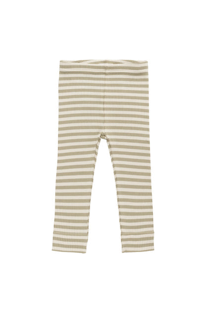 JAMIE KAY Organic Cotton Modal Legging - Slim Stripe Pampas/Sun Rays ...