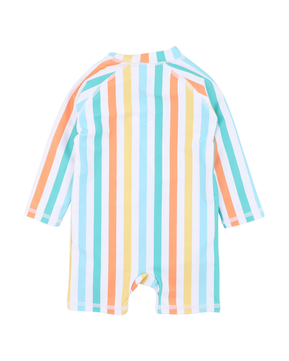 Minihaha Swim Luca Stripe LS Rash Suit – La Petite Boudoir